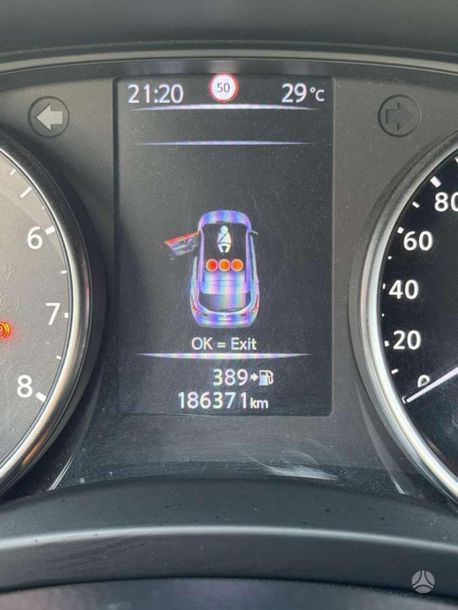 Grey Nissan Qashqai 2018 in Kaunas, with an engine capacity of 1.20 L and mileage of 186 thousand km for 10500 €, photo 18 on AUTOMOTO.COM.LV