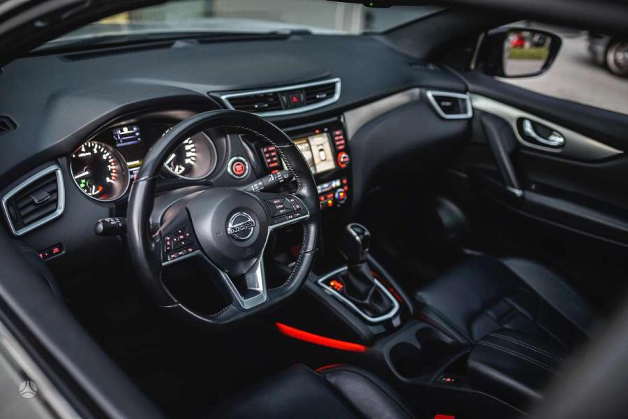 Grey Nissan Qashqai 2018 in Kaunas, with an engine capacity of 1.20 L and mileage of 125 thousand km for 12200 €, photo 13 on AUTOMOTO.COM.LV