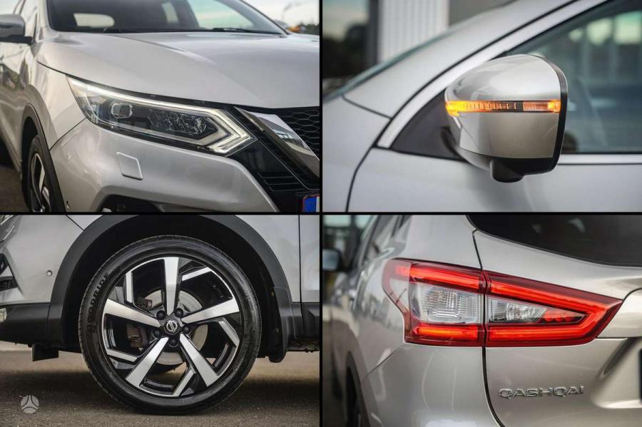 Grey Nissan Qashqai 2018 in Kaunas, with an engine capacity of 1.20 L and mileage of 125 thousand km for 12200 €, photo 14 on AUTOMOTO.COM.LV