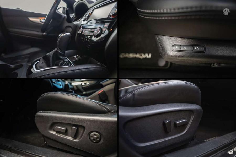 Grey Nissan Qashqai 2018 in Kaunas, with an engine capacity of 1.20 L and mileage of 125 thousand km for 12200 €, photo 19 on AUTOMOTO.COM.LV