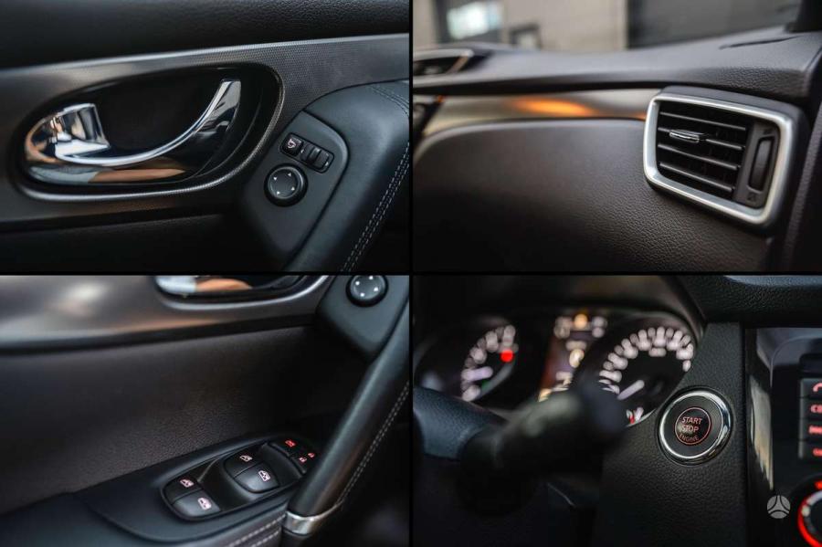 Grey Nissan Qashqai 2018 in Kaunas, with an engine capacity of 1.20 L and mileage of 125 thousand km for 12200 €, photo 21 on AUTOMOTO.COM.LV