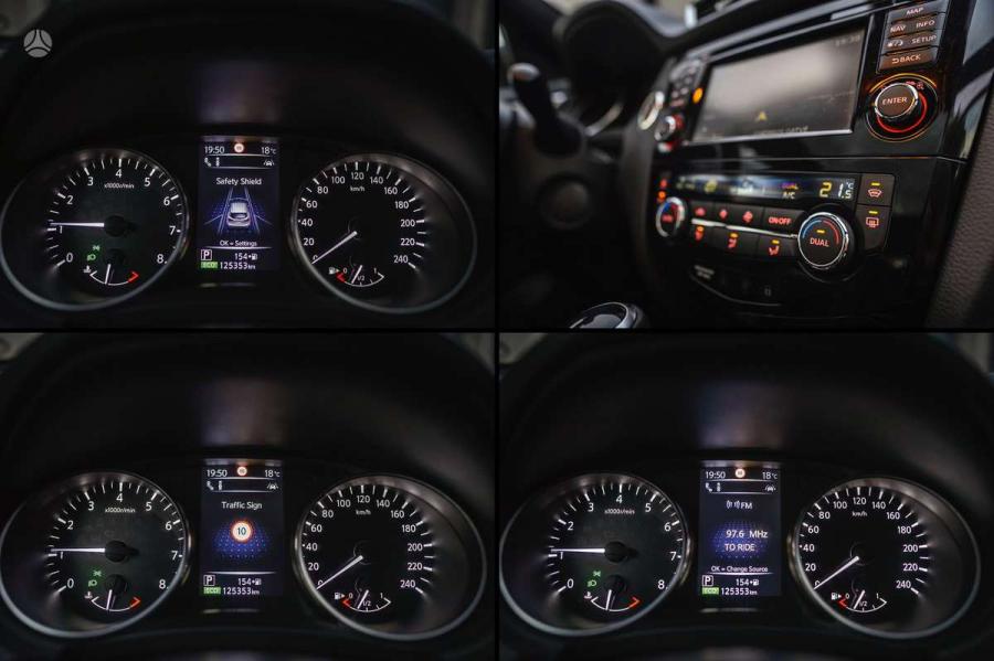 Grey Nissan Qashqai 2018 in Kaunas, with an engine capacity of 1.20 L and mileage of 125 thousand km for 12200 €, photo 24 on AUTOMOTO.COM.LV