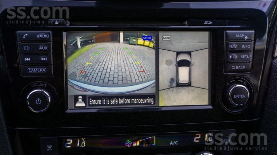 Grey Nissan Qashqai 2018 in Riga, with an engine capacity of 1.20 L and mileage of 203 thousand km for 9190 €, photo 20 on AUTOMOTO.COM.LV