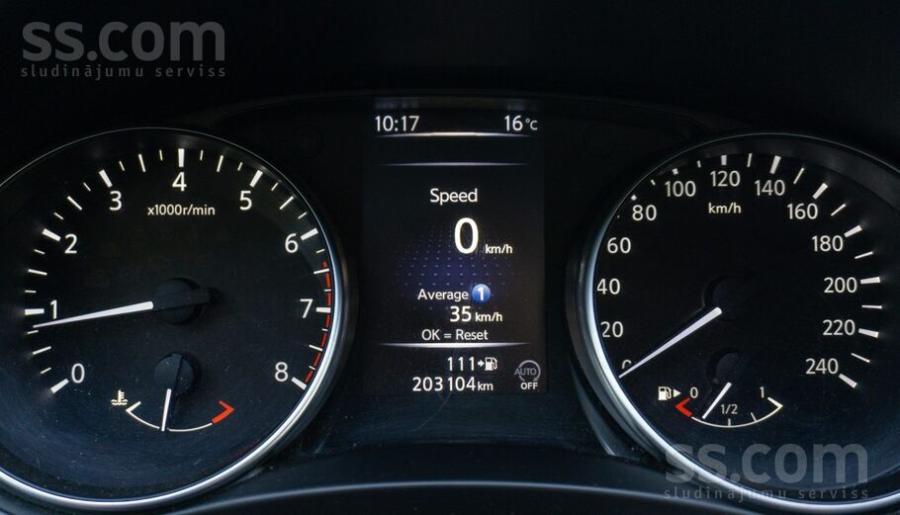 Grey Nissan Qashqai 2018 in Riga, with an engine capacity of 1.20 L and mileage of 203 thousand km for 9190 €, photo 25 on AUTOMOTO.COM.LV