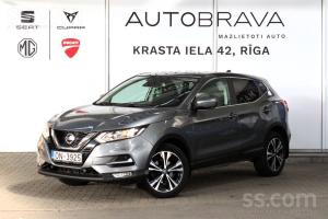 Grey Nissan Qashqai 2019 in Riga, with an engine capacity of 1.30 L and mileage of 51 thousand km for 14490 €, photo  on AUTOMOTO.COM.LV