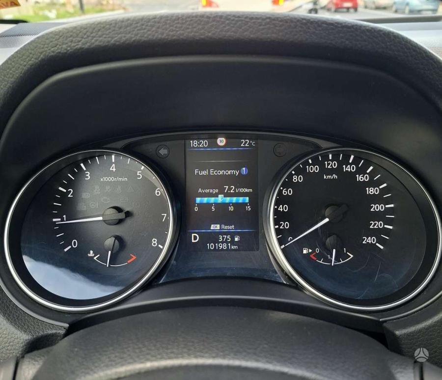 Pelēks Nissan Qashqai 2019 Nemenčinė, ar dzinēja tilpumu 1.33 L un nobraukumu 102 tūkst. km par 12000 €, foto 7 vietnē AUTOMOTO.COM.LV