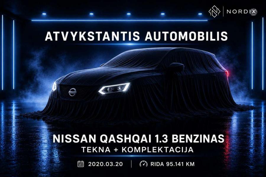 Pelēks Nissan Qashqai 2020 Kauņa, ar dzinēja tilpumu 1.33 L un nobraukumu 95 tūkst. km par 16900 €, foto 3 vietnē AUTOMOTO.COM.LV