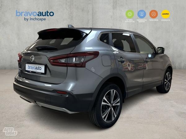 Grey Nissan Qashqai 2021 in Vilnius, with an engine capacity of 1.30 L and mileage of 92 thousand km for 16750 €, photo 5 on AUTOMOTO.COM.LV