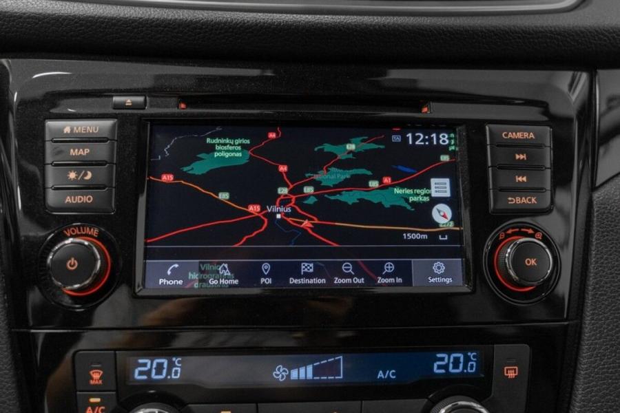 Grey Nissan Qashqai 2021 in Vilnius, with an engine capacity of 1.40 L and mileage of 100 thousand km for 15900 €, photo 22 on AUTOMOTO.COM.LV