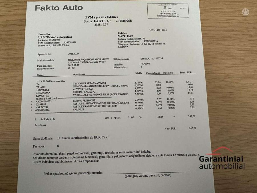 Pelēks Nissan Qashqai 2022 Viļņa, ar dzinēja tilpumu 0.00 L un nobraukumu 113 tūkst. km par 18250 €, foto 30 vietnē AUTOMOTO.COM.LV