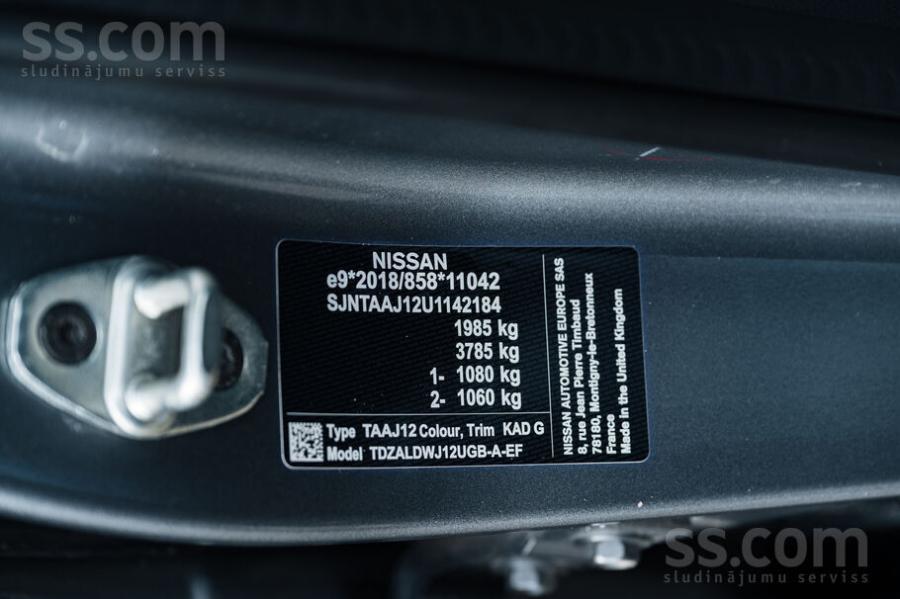 Grey Nissan Qashqai 2022 in Riga, with an engine capacity of 1.30 L and mileage of 29 thousand km for 20500 €, photo 31 on AUTOMOTO.COM.LV