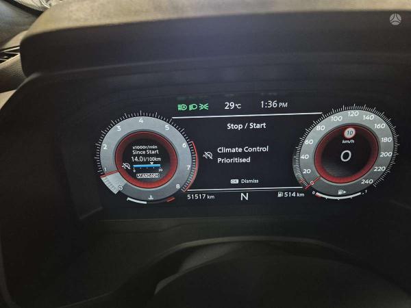 Grey Nissan Qashqai 2022 in Vilnius, with an engine capacity of 1.33 L and mileage of 51 thousand km for 23950 €, photo 5 on AUTOMOTO.COM.LV