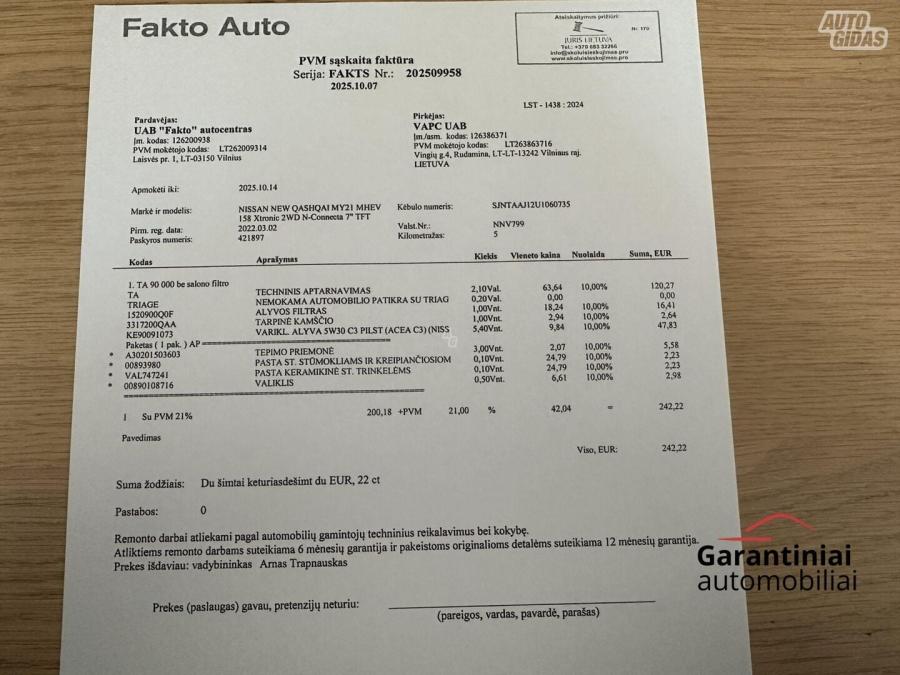 Pelēks Nissan Qashqai 2022 Avižieniai, ar dzinēja tilpumu 0.00 L un nobraukumu 113 tūkst. km par 18250 €, foto 30 vietnē AUTOMOTO.COM.LV