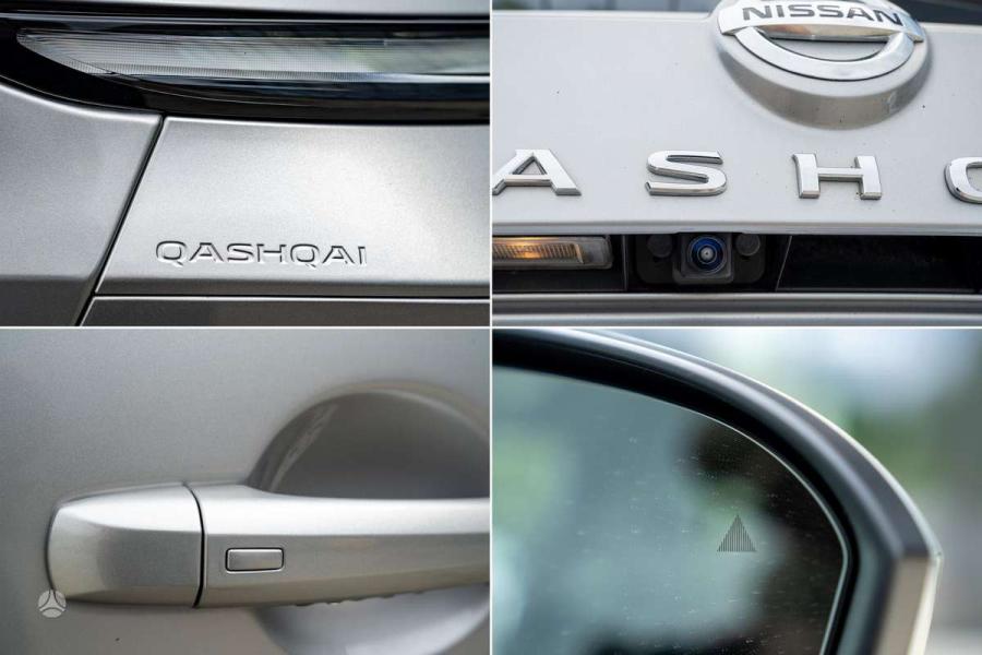 Grey Nissan Qashqai 2022 in Vilnius, with an engine capacity of 1.33 L and mileage of 135 thousand km for 18300 €, photo 21 on AUTOMOTO.COM.LV