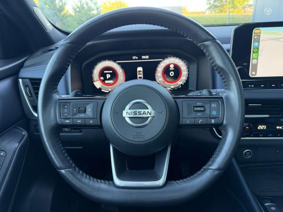 Grey Nissan Qashqai 2022 in Kaunas, with an engine capacity of 1.33 L and mileage of 192 thousand km for 18900 €, photo 28 on AUTOMOTO.COM.LV
