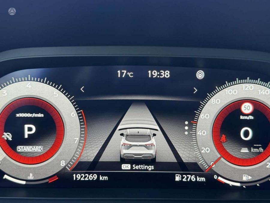 Grey Nissan Qashqai 2022 in Kaunas, with an engine capacity of 1.33 L and mileage of 192 thousand km for 18900 €, photo 38 on AUTOMOTO.COM.LV