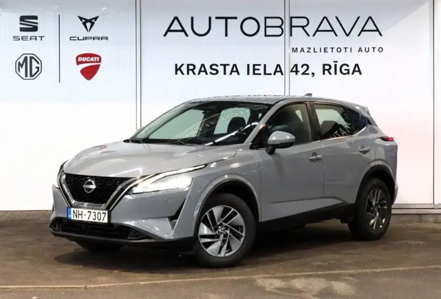 Pelēks Nissan Qashqai 2022 Rīga, ar dzinēja tilpumu 1.30 L un nobraukumu 60 tūkst. km par 19990 €, foto 1 vietnē AUTOMOTO.COM.LV