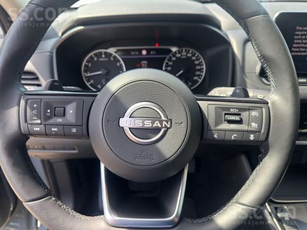 Grey Nissan Qashqai 2023 in Riga, with an engine capacity of 1.30 L and mileage of 32 thousand km for 21290 €, photo 10 on AUTOMOTO.COM.LV
