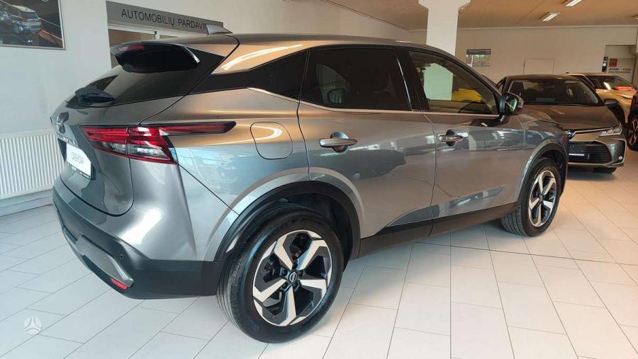 Pelēks Nissan Qashqai 2023 Šauļi, ar dzinēja tilpumu 1.33 L un nobraukumu 59 tūkst. km par 23350 €, foto 5 vietnē AUTOMOTO.COM.LV