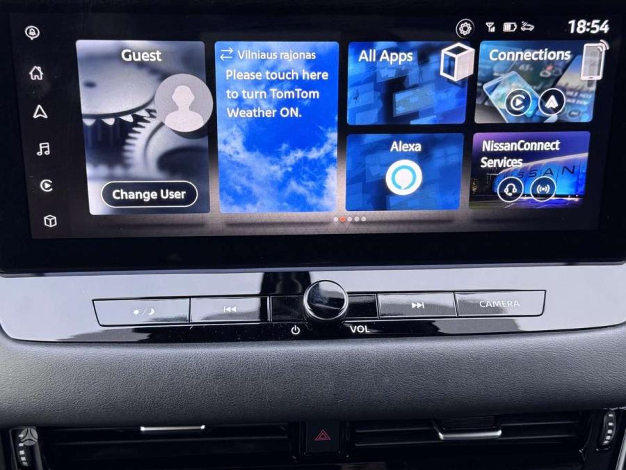 Pelēks Nissan Qashqai 2023 Viļņa, ar dzinēja tilpumu 1.30 L un nobraukumu 60 tūkst. km par 21500 €, foto 46 vietnē AUTOMOTO.COM.LV