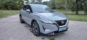 Grey Nissan Qashqai 2023 in Utena, with an engine capacity of 1.33 L and mileage of 72 thousand km for 24500 €, photo  on AUTOMOTO.COM.LV