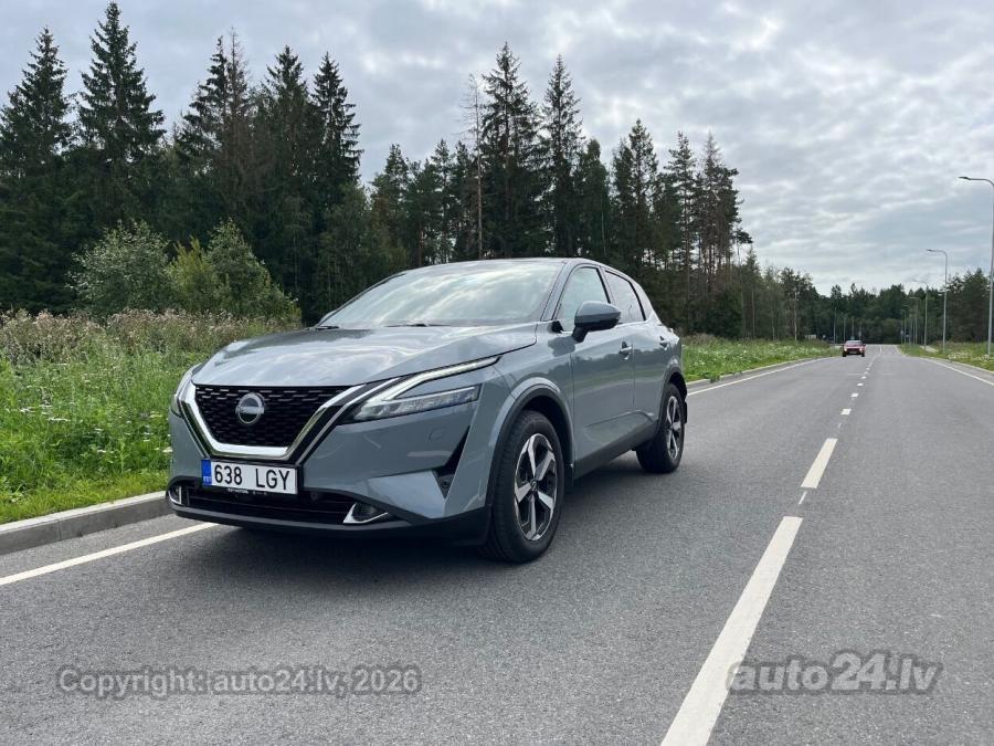 Pelēks Nissan Qashqai 2024 Tallina, ar dzinēja tilpumu 1.30 L un nobraukumu 29 tūkst. km par 26500 €, foto 1 vietnē AUTOMOTO.COM.LV