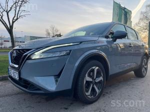 Grey Nissan Qashqai 2024 in Riga, with an engine capacity of 1.30 L and mileage of 65 thousand km for 21900 €, photo  on AUTOMOTO.COM.LV