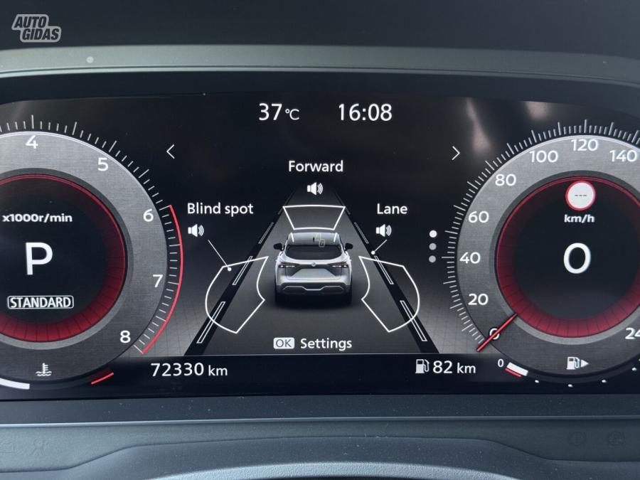 Серый Ниссан Кашкай 2024 в Авиженяй, объемом двигателя 1.30 л и пробегом 72 тыс. км за 23500 €, фото 12 на AUTOMOTO.COM.LV