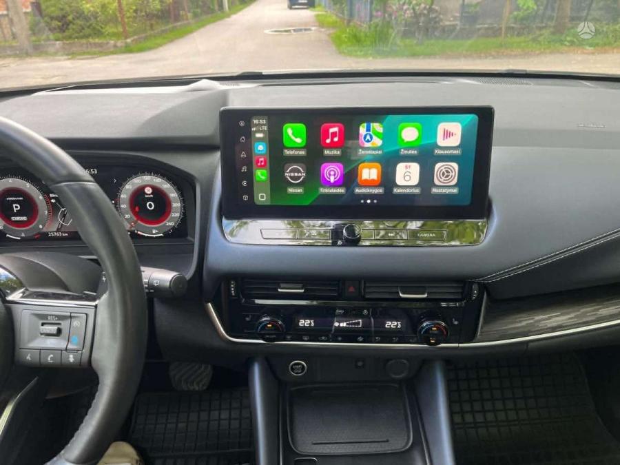Pelēks Nissan Qashqai 2024 Kauņa, ar dzinēja tilpumu 1.33 L un nobraukumu 26 tūkst. km par 31000 €, foto 10 vietnē AUTOMOTO.COM.LV