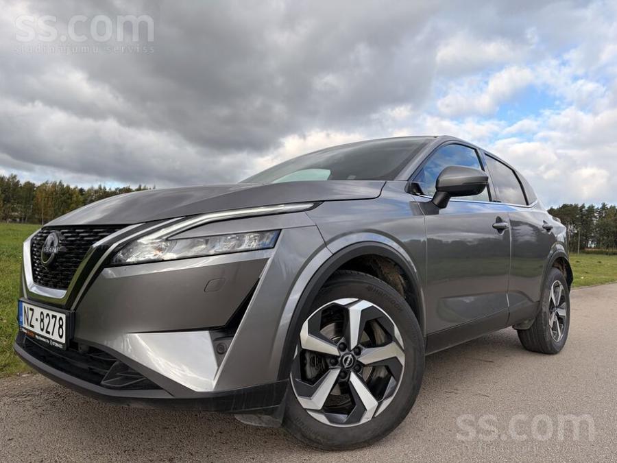 Grey Nissan Qashqai 2024 in Riga, with an engine capacity of 1.30 L and mileage of 72 thousand km for 20200 €, photo 12 on AUTOMOTO.COM.LV