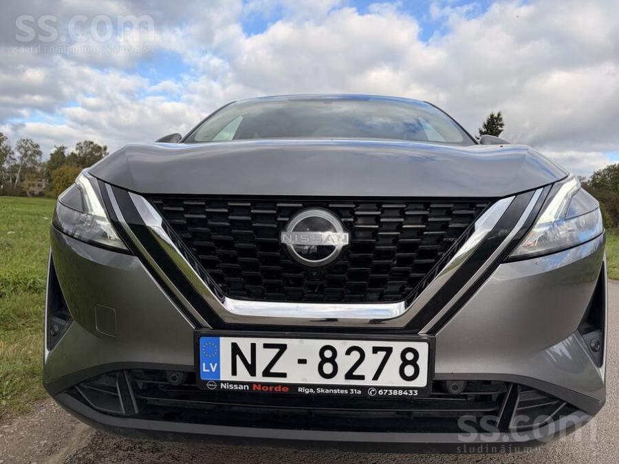 Grey Nissan Qashqai 2024 in Riga, with an engine capacity of 1.30 L and mileage of 72 thousand km for 20200 €, photo 14 on AUTOMOTO.COM.LV