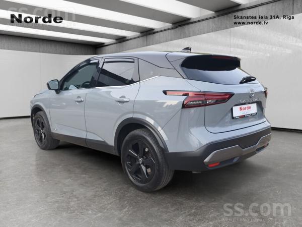 Pelēks Nissan Qashqai 2024 Rīga, ar dzinēja tilpumu 1.50 L un nobraukumu 87 tūkst. km par 24490 €, foto 5 vietnē AUTOMOTO.COM.LV