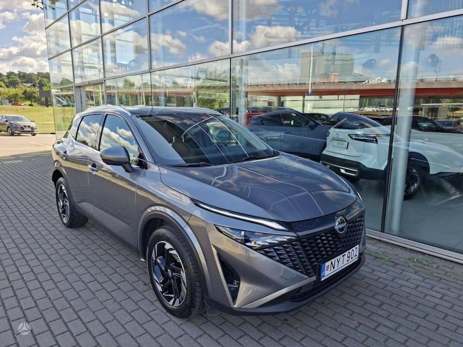 Pelēks Nissan Qashqai 2025 Viļņa, ar dzinēja tilpumu 1.33 L un nobraukumu 30 tūkst. km par 27500 €, foto 3 vietnē AUTOMOTO.COM.LV
