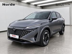 Pelēks Nissan Qashqai 2025 Rīga, ar dzinēja tilpumu 1.30 L un nobraukumu 20 tūkst. km par 27900 €, foto 1 vietnē AUTOMOTO.COM.LV