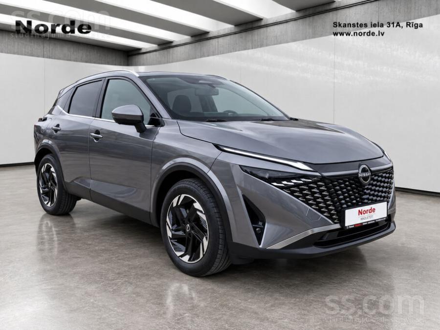 Pelēks Nissan Qashqai 2025 Rīga, ar dzinēja tilpumu 1.30 L un nobraukumu 20 tūkst. km par 27900 €, foto 4 vietnē AUTOMOTO.COM.LV