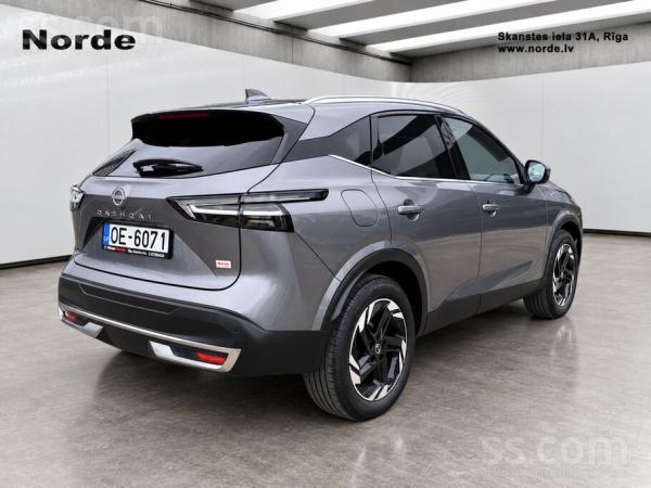Pelēks Nissan Qashqai 2025 Rīga, ar dzinēja tilpumu 1.30 L un nobraukumu 20 tūkst. km par 27900 €, foto 5 vietnē AUTOMOTO.COM.LV