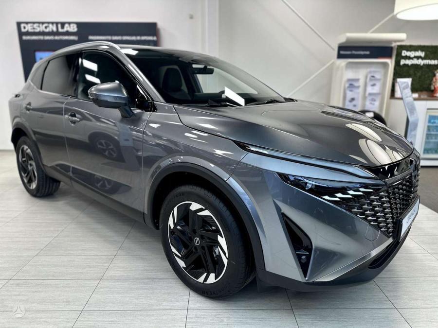 Grey Nissan Qashqai 2026 in Klaipeda, with an engine capacity of 1.50 L and mileage of 0 thousand km for 36190 €, photo 13 on AUTOMOTO.COM.LV