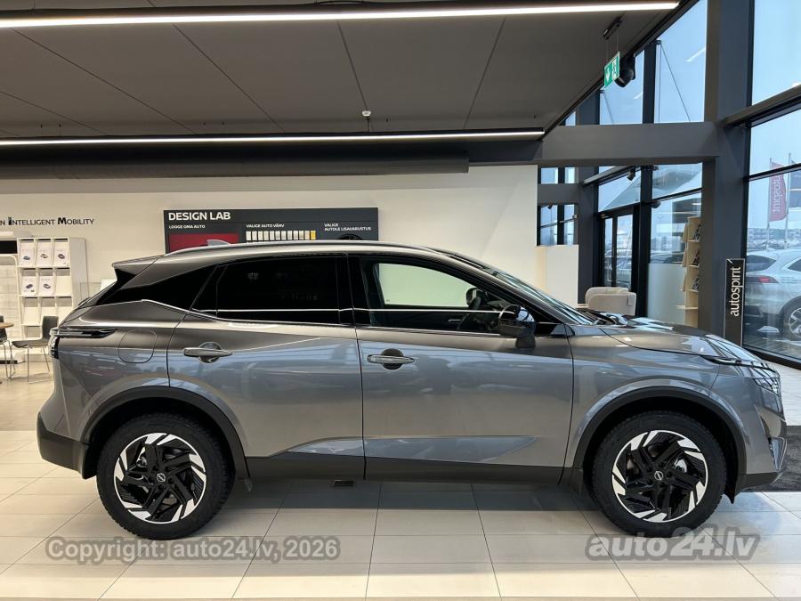 Grey Nissan Qashqai 2026 in Tartu, with an engine capacity of 1.30 L and mileage of 8 thousand km for 24992 €, photo 3 on AUTOMOTO.COM.LV