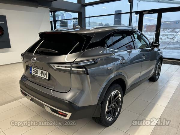 Grey Nissan Qashqai 2026 in Tartu, with an engine capacity of 1.30 L and mileage of 8 thousand km for 24992 €, photo 3 on AUTOMOTO.COM.LV