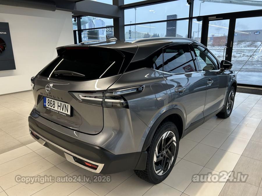 Grey Nissan Qashqai 2026 in Tartu, with an engine capacity of 1.30 L and mileage of 8 thousand km for 24992 €, photo 4 on AUTOMOTO.COM.LV