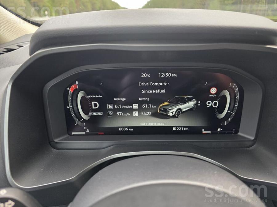 Pelēks Nissan Qashqai 2026 Rīga, ar dzinēja tilpumu 1.30 L un nobraukumu 6 tūkst. km par 28100 €, foto 9 vietnē AUTOMOTO.COM.LV