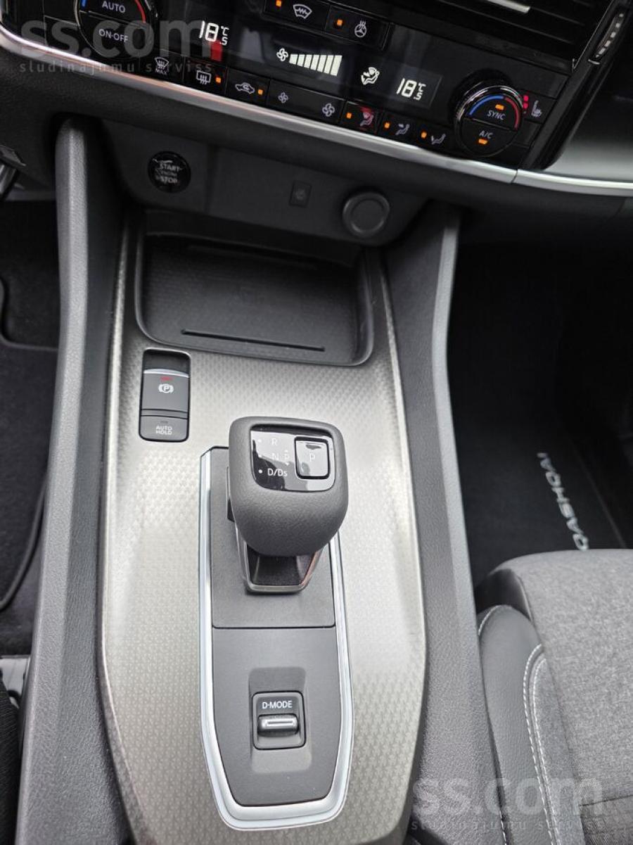 Grey Nissan Qashqai 2026 in Riga, with an engine capacity of 1.30 L and mileage of 6 thousand km for 28100 €, photo 14 on AUTOMOTO.COM.LV