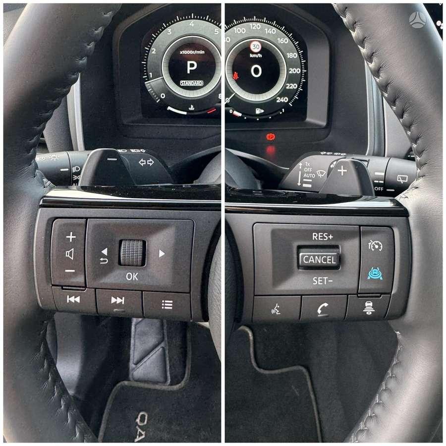 Grey Nissan Qashqai 2026 in Kaunas, with an engine capacity of 1.33 L and mileage of 12 thousand km for 18600 €, photo 20 on AUTOMOTO.COM.LV