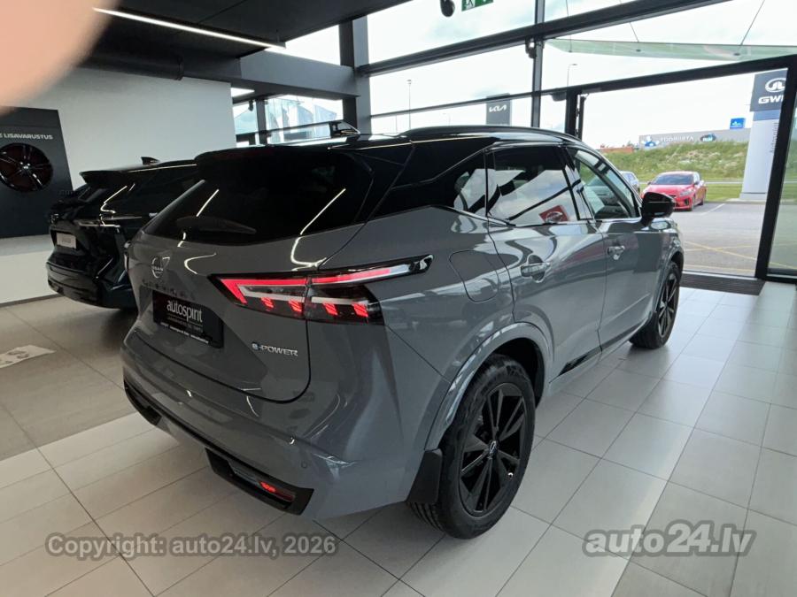 Grey Nissan Qashqai 2026 in Tartu, with an engine capacity of 1.50 L and mileage of 0 thousand km for 41990 €, photo 4 on AUTOMOTO.COM.LV