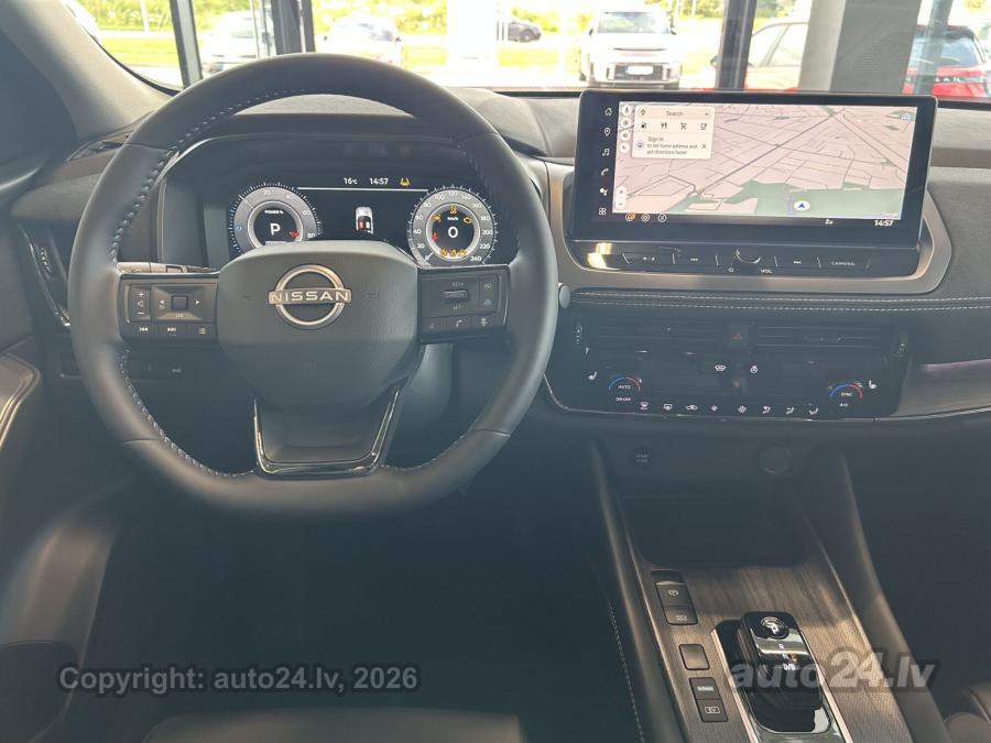 Grey Nissan Qashqai 2026 in Tartu, with an engine capacity of 1.50 L and mileage of 0 thousand km for 41990 €, photo 10 on AUTOMOTO.COM.LV