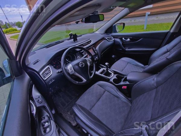 Grey Nissan Qashqai 2015 in Riga, with an engine capacity of 1.50 L and mileage of 173 thousand km for 8290 €, photo 10 on AUTOMOTO.COM.LV
