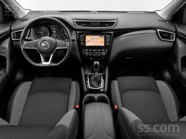 Grey Nissan Qashqai 2021 in Riga, with an engine capacity of 1.30 L and mileage of 110 thousand km for 14790 €, photo 9 on AUTOMOTO.COM.LV