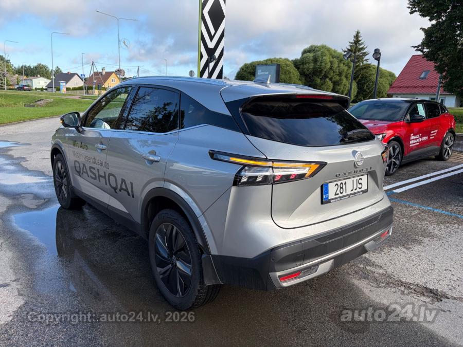 Grey Nissan Qashqai 2025 in Rakvere, with an engine capacity of 1.30 L and mileage of 6 thousand km for 32890 €, photo 6 on AUTOMOTO.COM.LV