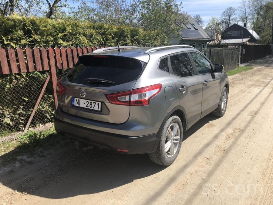 Pelēks Nissan Qashqai 2014 Rīga, ar dzinēja tilpumu 1.20 L un nobraukumu 165 tūkst. km par 6950 €, foto 3 vietnē AUTOMOTO.COM.LV