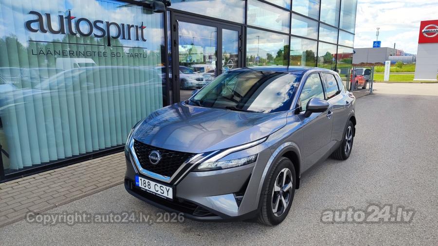 Grey Nissan Qashqai 2022 in Tartu, with an engine capacity of 1.30 L and mileage of 34 thousand km for 22990 €, photo 1 on AUTOMOTO.COM.LV